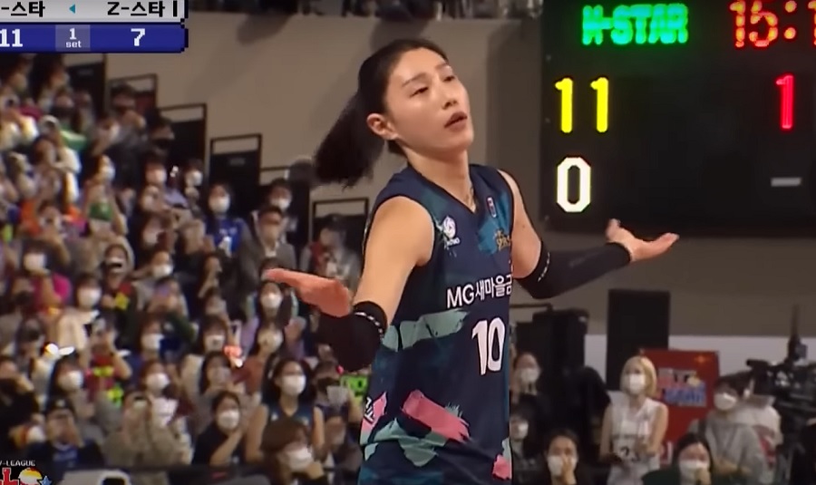 Viral! Pemain Voli Korea Lee Da-hyeon Joget Ting Tang Challenge di Laga V-league All-Star